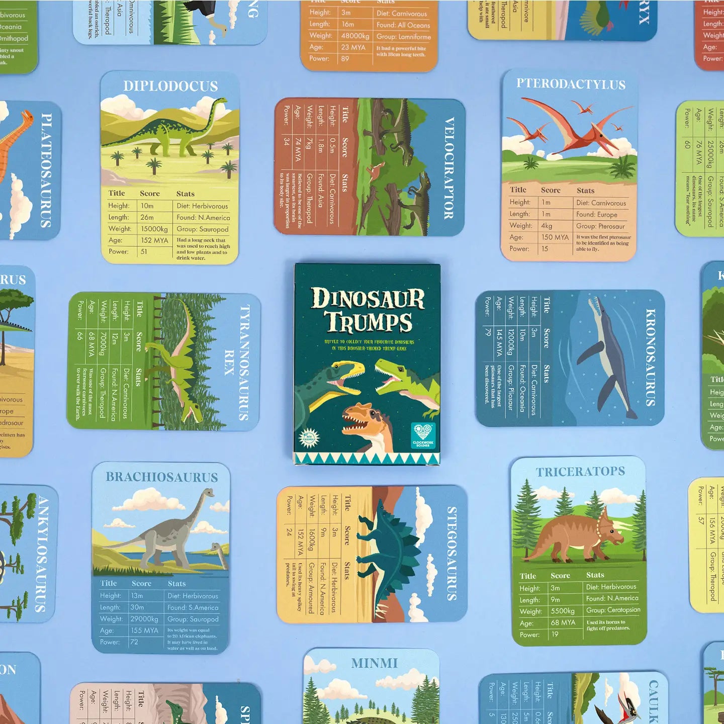 LittleHuman Dinosaur Trumps Card Game – Petit Pli